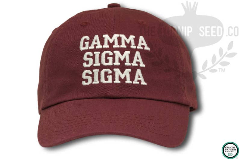 Gamma Sigma Sigma Sorority Baseball Cap Custom Color Hat and - Etsy