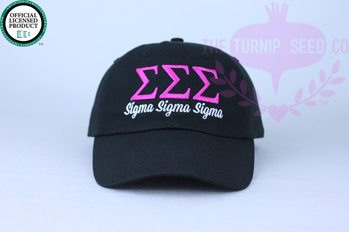 Sigma Sigma Sigma Baseball Cap Custom Color Hat and - Etsy UK
