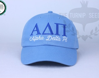 Alpha Delta Pi Sorority Baseball Cap Custom Color Hat and | Etsy
