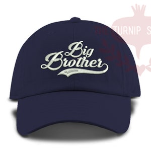 TODDLER Big Brother Baseball Cap - Custom Color Hat and Embroidery. - Etsy