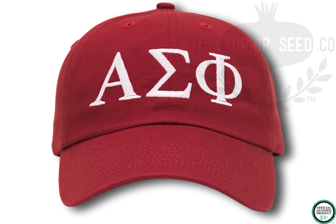 Alpha Sigma Phi Baseball Cap - Custom Color Hat and Embroidery. - Etsy