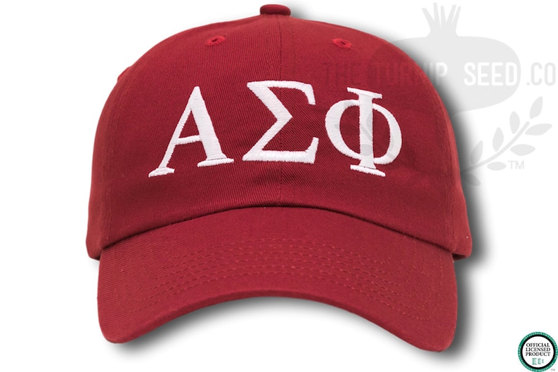 Alpha Sigma Phi Baseball Cap Custom Color Hat and - Etsy