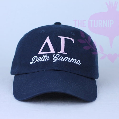 Delta Gamma Sorority Baseball Cap Custom Color Hat and - Etsy