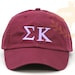 Sigma Alpha Iota Handwriting Script Sorority Baseball Cap - Custom ...