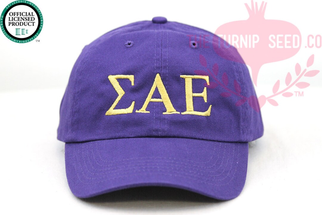 Sigma Alpha Epsilon Greek Only Sorority Baseball Cap - Custom Color Hat ...