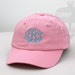 YOUTH Monogram Baseball Cap - Custom Color Hat and Embroidery. - Etsy