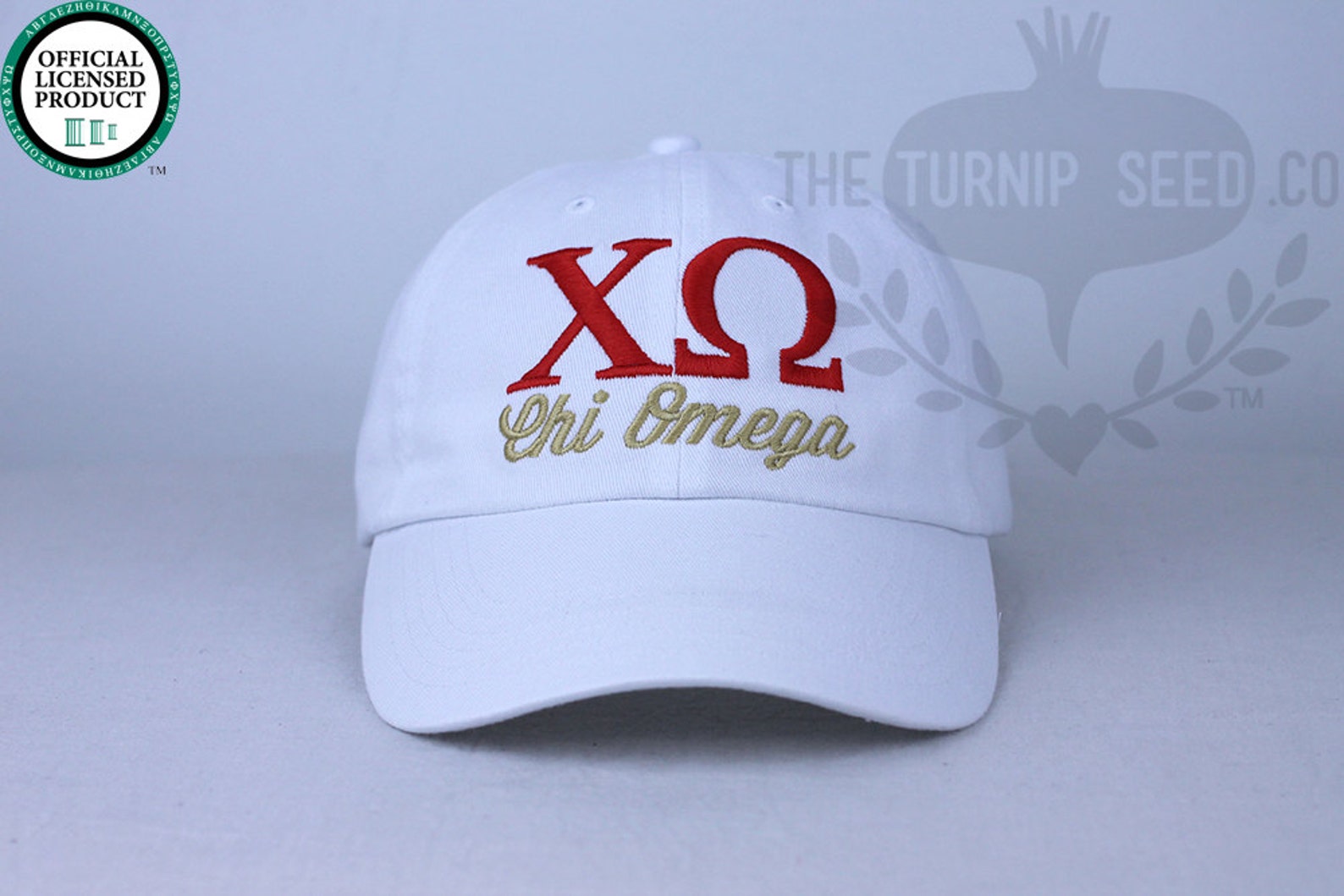 Chi Omega Sorority Baseball Cap - Custom Color Hat and Embroidery. - Etsy