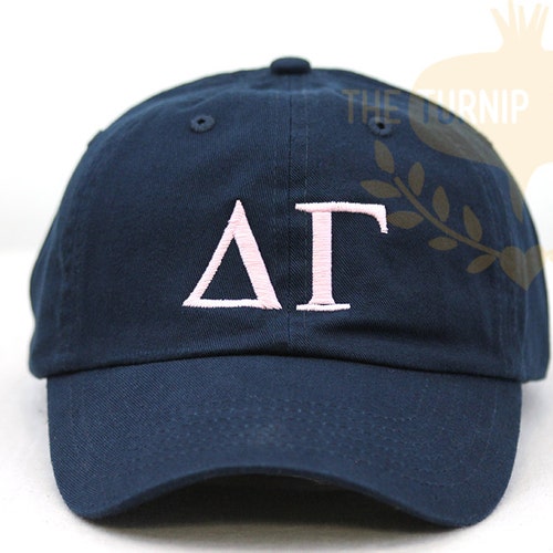 Delta Gamma Handwriting Script Sorority Baseball Cap Custom - Etsy