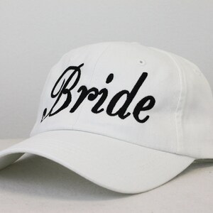 Wedding Bride Embroidered Baseball Cap - Etsy