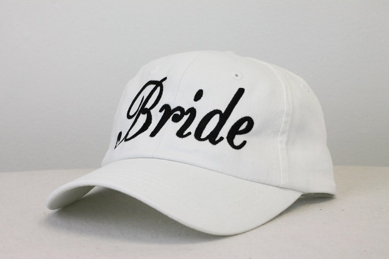 Wedding Bride Embroidered Baseball Cap | Etsy