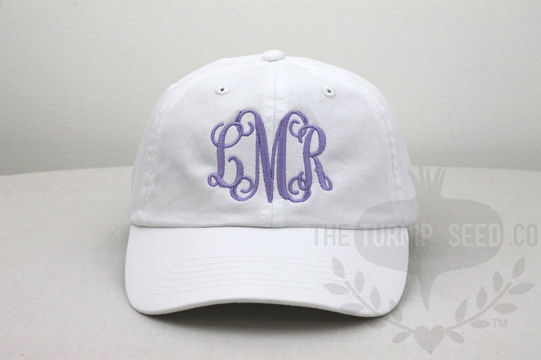Ladies' Monogram Baseball Cap - Custom Personalized Embroidered Hat - Etsy