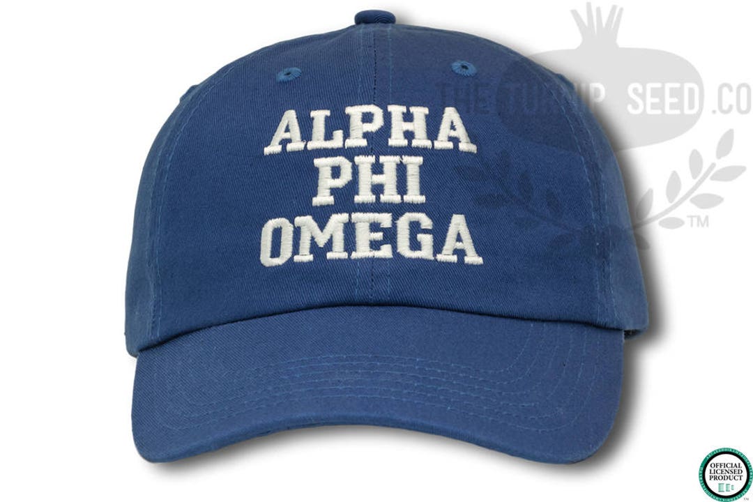 Alpha Phi Omega Fraternity Baseball Cap - Custom Color Hat and ...