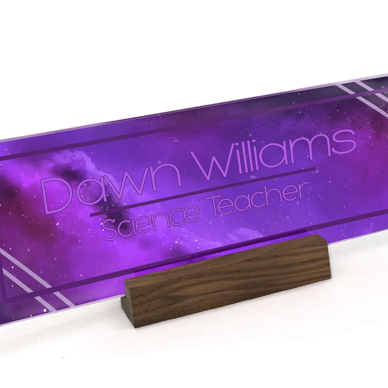 Desk Name Plate - Etsy