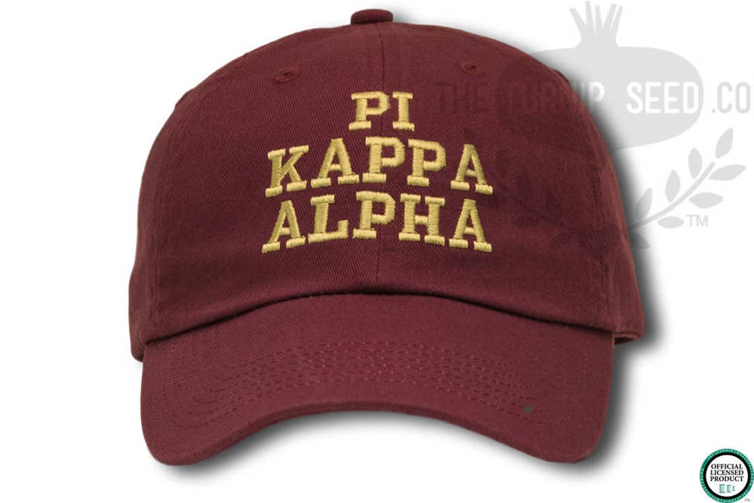 Pi Kappa Alpha Fraternity Baseball Cap - Custom Color Hat and ...