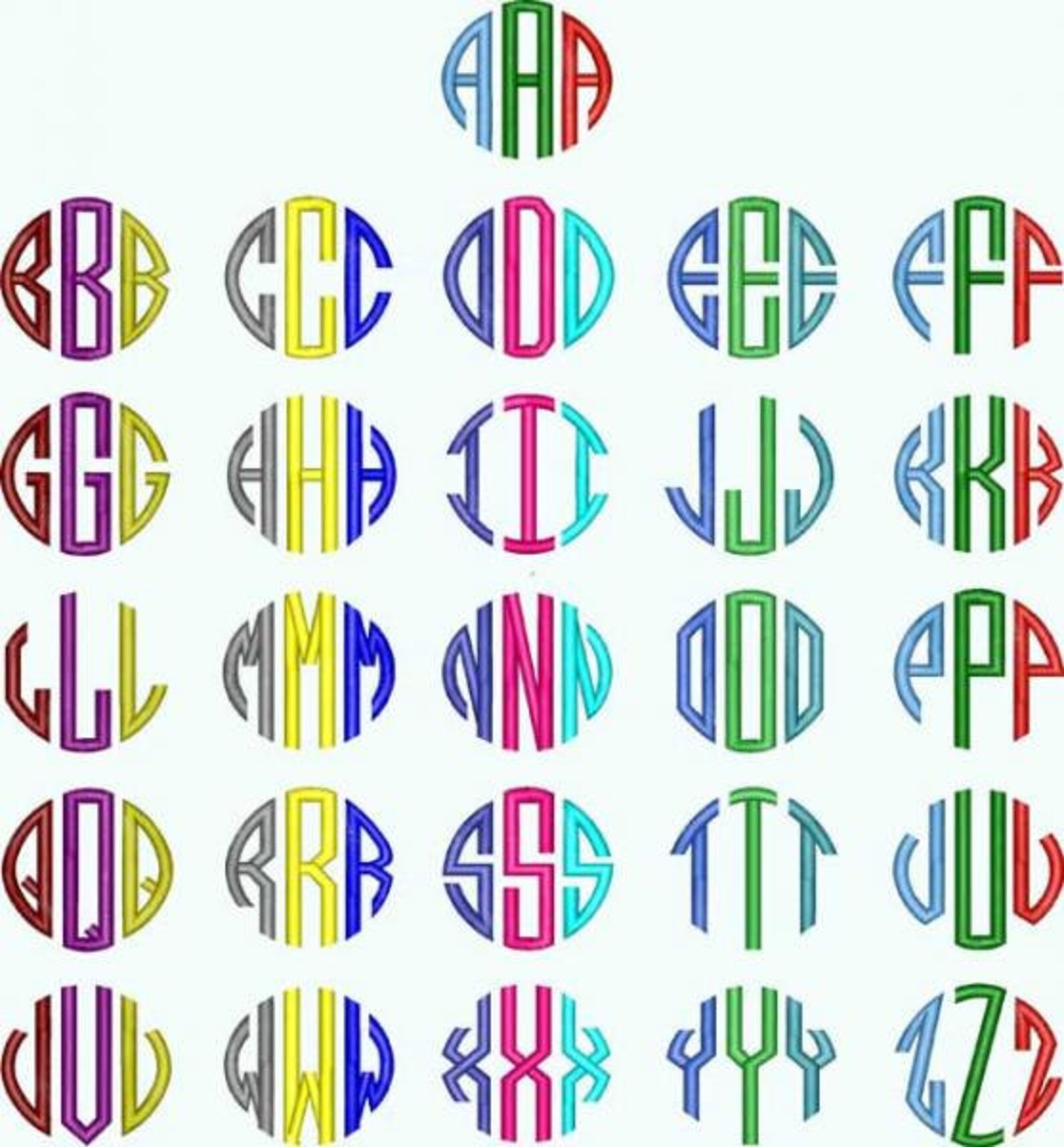 Ladies' Monogram Baseball Cap Circle Shaped Letters - Etsy