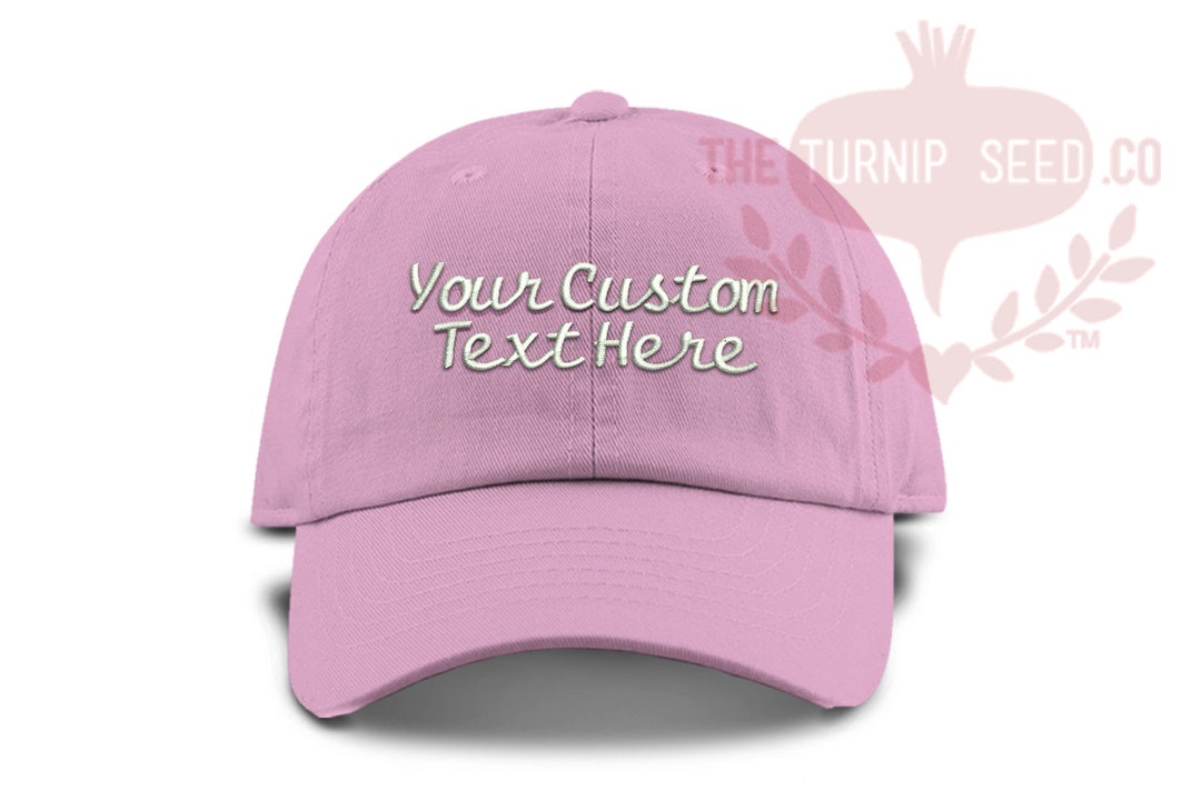 TODDLER Custom Text Baseball Cap - Custom Color Hat and Embroidery. - Etsy