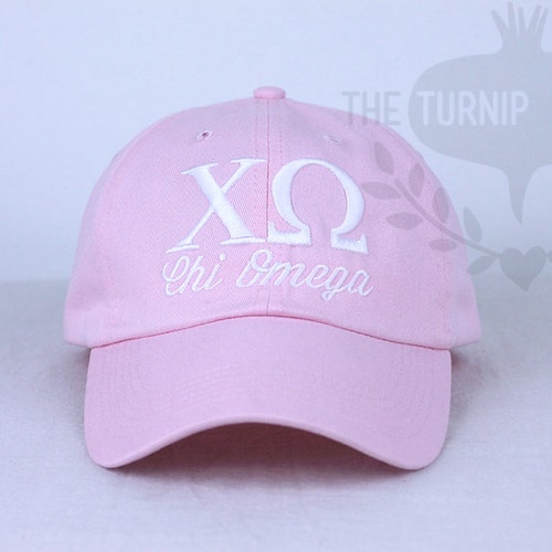 Chi Omega Sorority Baseball Cap Custom Color Hat and - Etsy