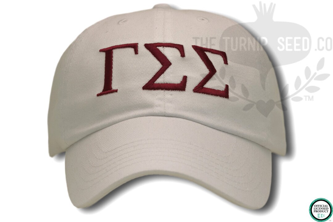 Gamma Sigma Sigma Baseball Cap - Custom Color Hat and Embroidery. - Etsy