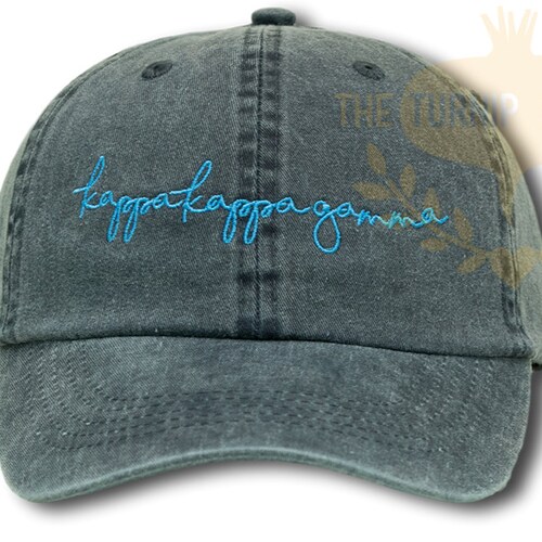 Gamma Sigma Sigma Handwriting Script Sorority Baseball Cap - Etsy