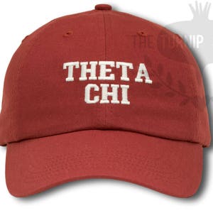 Theta Chi Fraternity Baseball Cap - Custom Color Hat and Embroidery. - Etsy