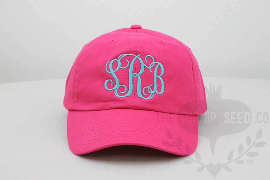 Ladies' Monogram Baseball Cap - Custom Color Hat and Embroidery. - Etsy