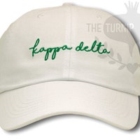 Sigma Alpha Iota Handwriting Script Sorority Baseball Cap - Custom ...