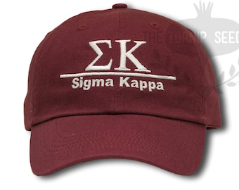 Gamma Sigma Sigma Sorority Baseball Cap Custom Color Hat and | Etsy