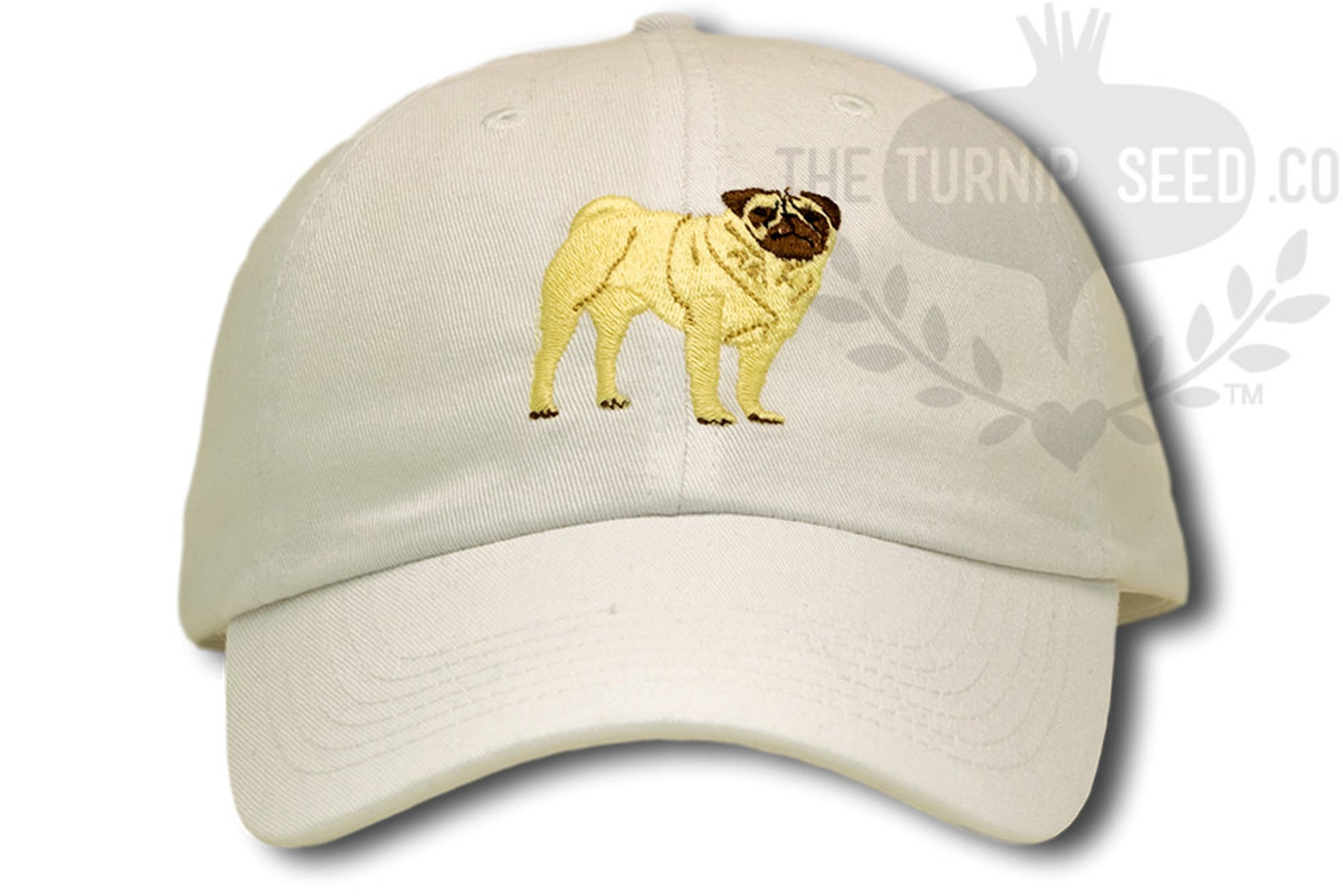 Pug Dog Baseball Cap - Custom Color Hat - Etsy
