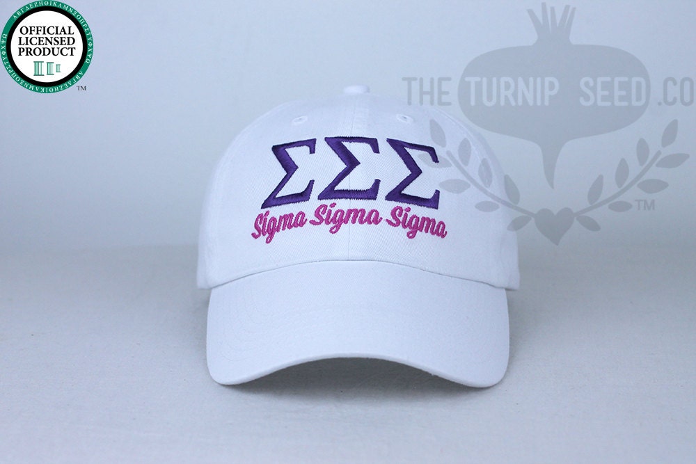 Sigma Sigma Sigma Baseball Cap Custom Color Hat and | Etsy