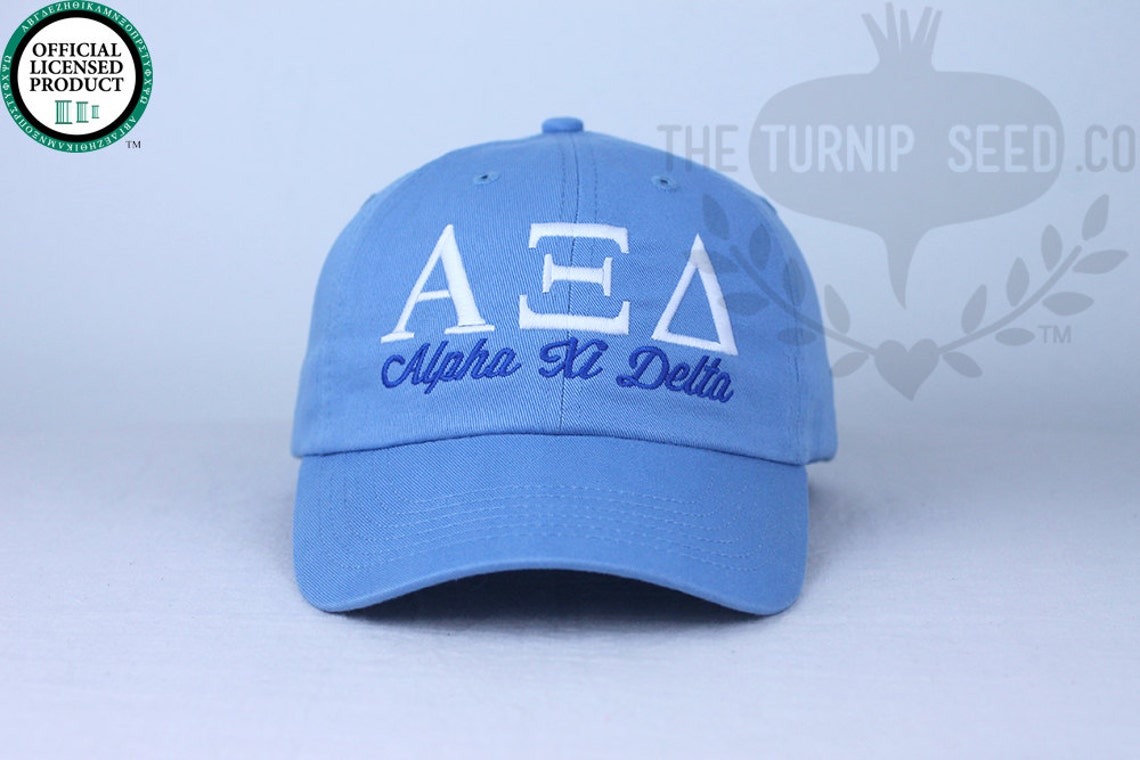 Alpha Xi Delta Sorority Baseball Cap Custom Color Hat and | Etsy