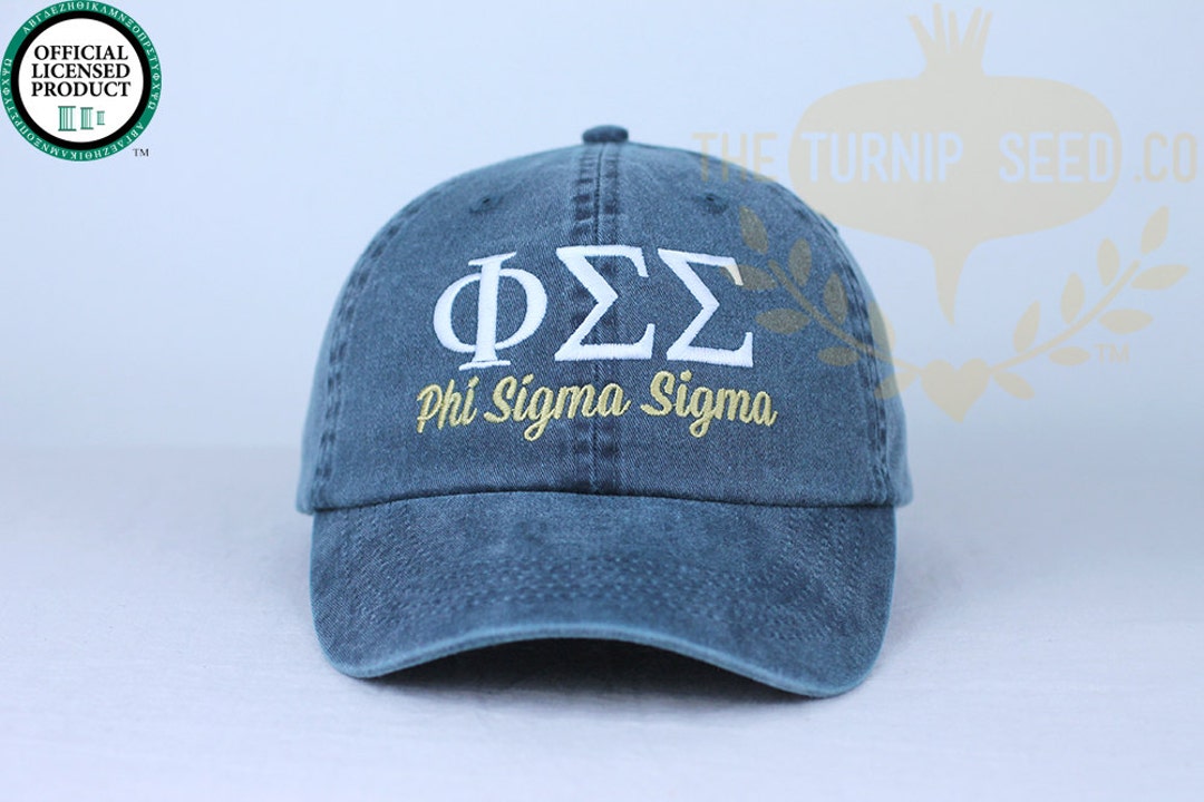 Phi Sigma Sigma Sorority Baseball Cap - Custom Color Hat and Embroidery ...