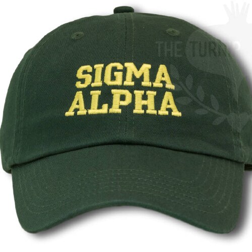 Sigma Alpha Sorority Baseball Cap Custom Color Hat and - Etsy