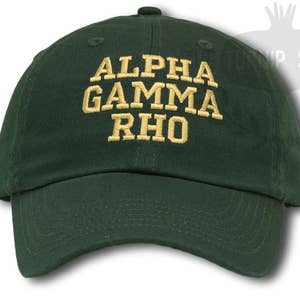 Alpha Gamma Rho Fraternity Baseball Cap - Custom Color Hat and ...