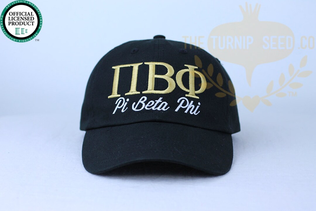 Pi Beta Phi Sorority Baseball Cap - Custom Color Hat and Embroidery. - Etsy