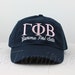 Kappa Kappa Gamma Handwriting Script Sorority Baseball Cap Custom Color ...