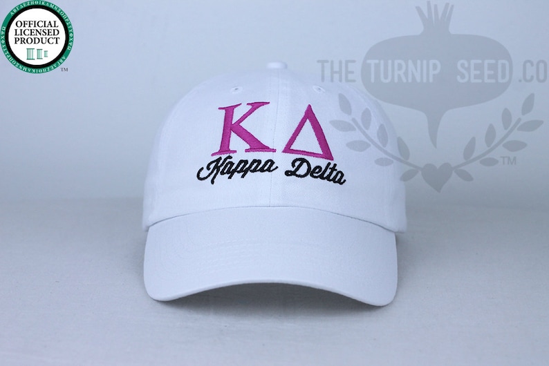 Kappa Delta Sorority Baseball Cap - Custom Color Hat and Embroidery. - Etsy
