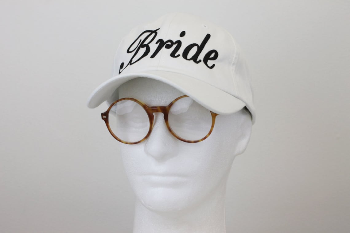 Wedding Bride Embroidered Baseball Cap | Etsy