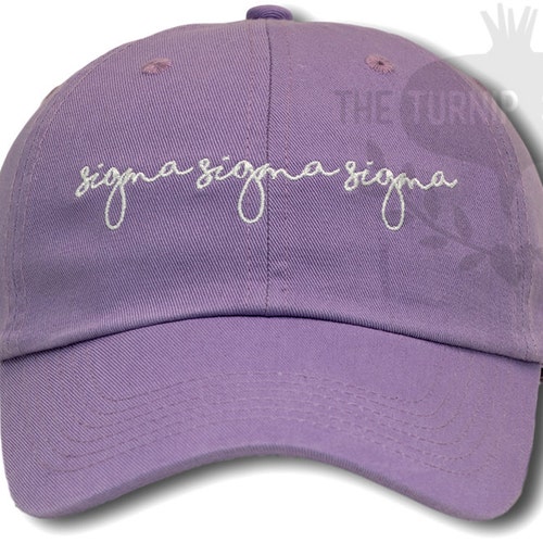 Sigma Sigma Sigma Baseball Cap Custom Color Hat and - Etsy