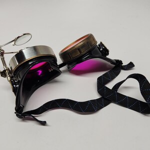 Steampunk Goggles With Pink Lenses - Etsy