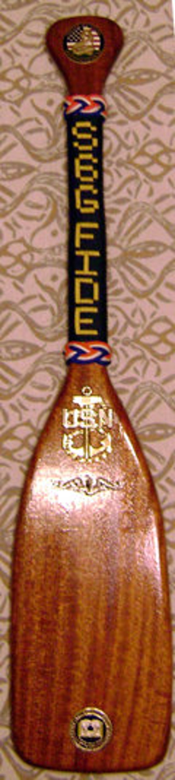 Solid Wood Paddle with Word Wrap | Etsy