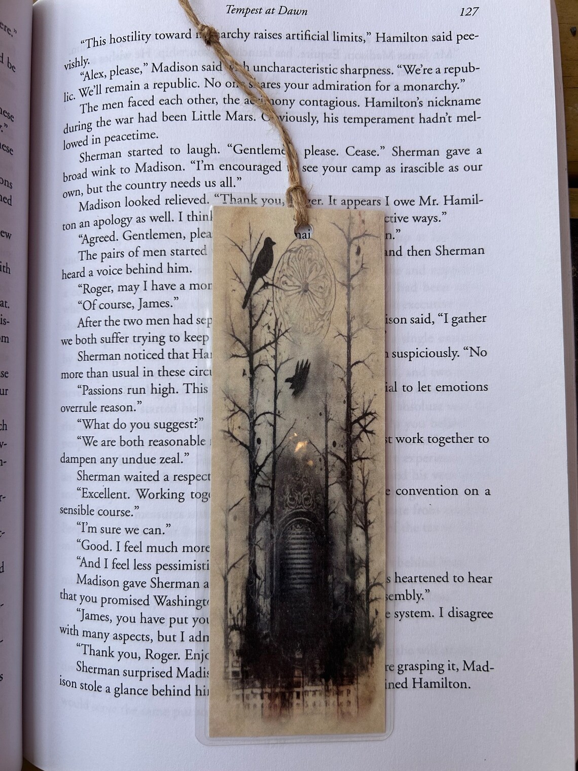 Gothic Mystical Laminated Bookmark Book Lover Gift Bookmark - Etsy