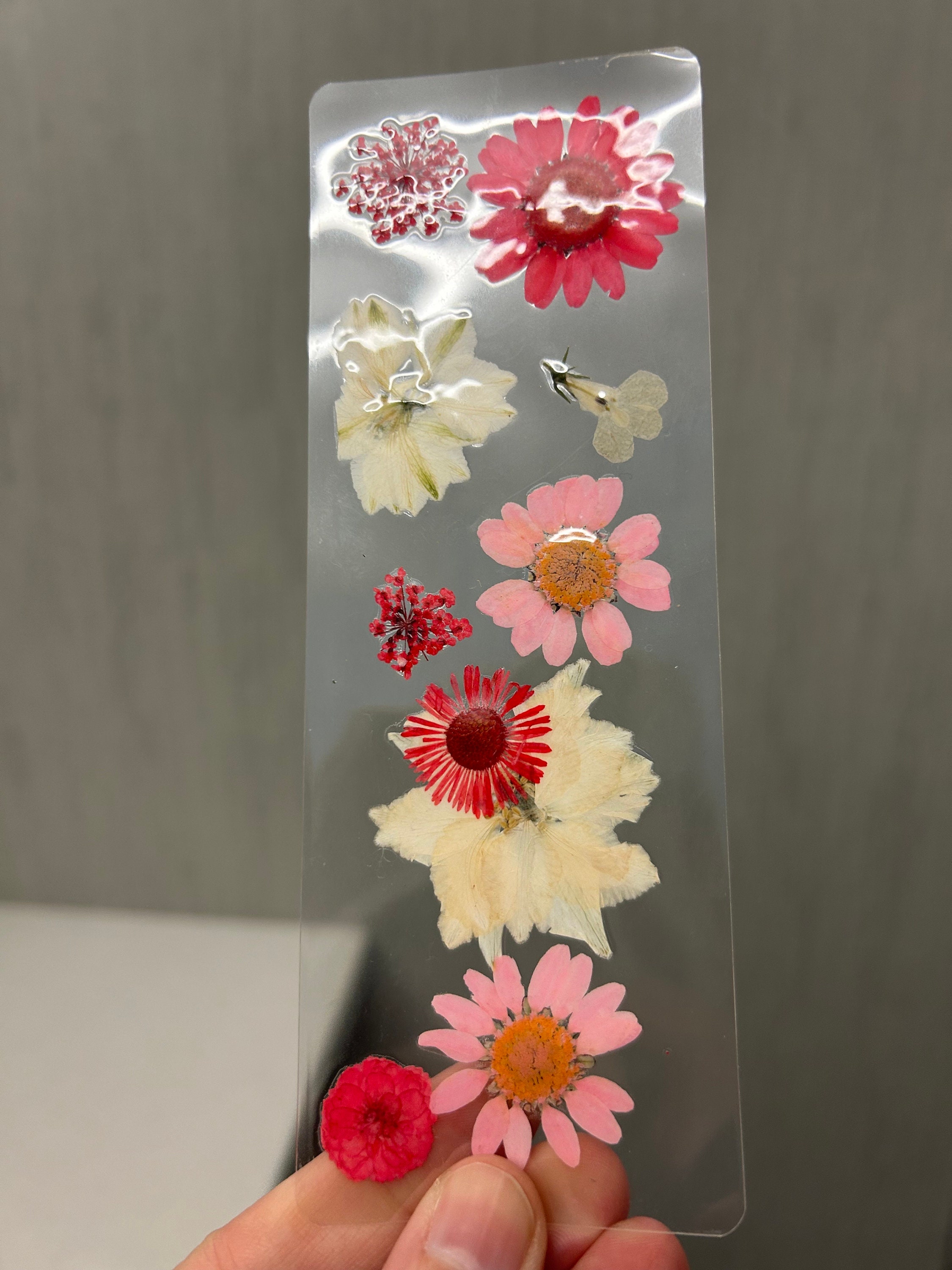 Handmade Pressed Floral Laminated Bookmarks Real Flowers Book Lover ...