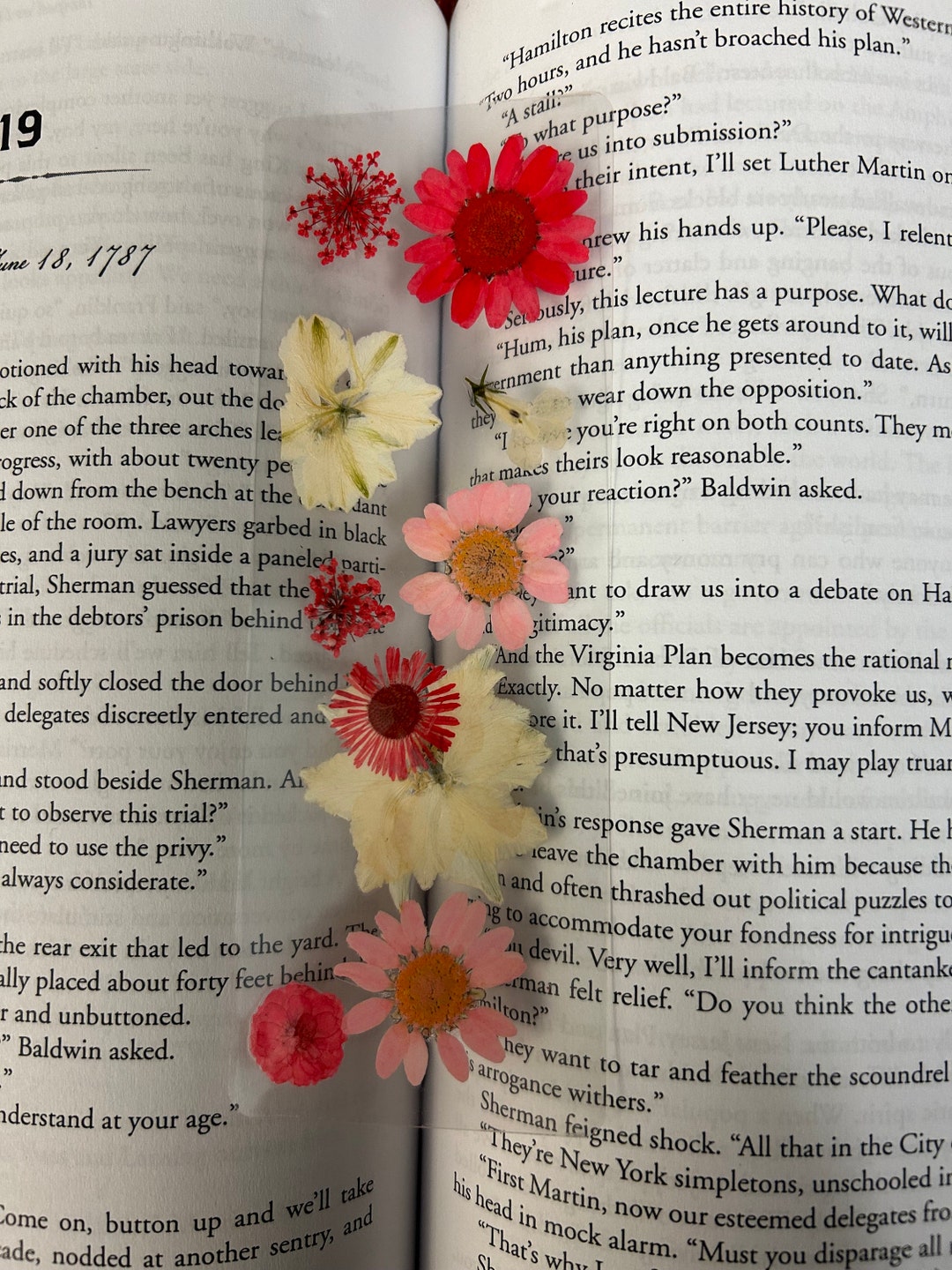 Handmade Pressed Floral Laminated Bookmarks Real Flowers Book Lover ...