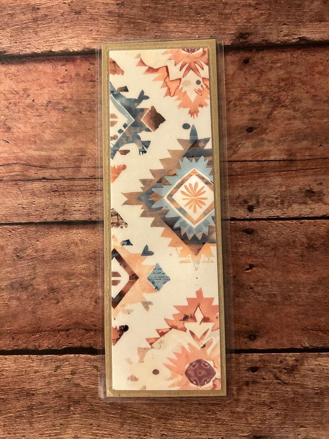 Aztec Western Double Sided Laminated Bookmark - Book Lover Gift ...