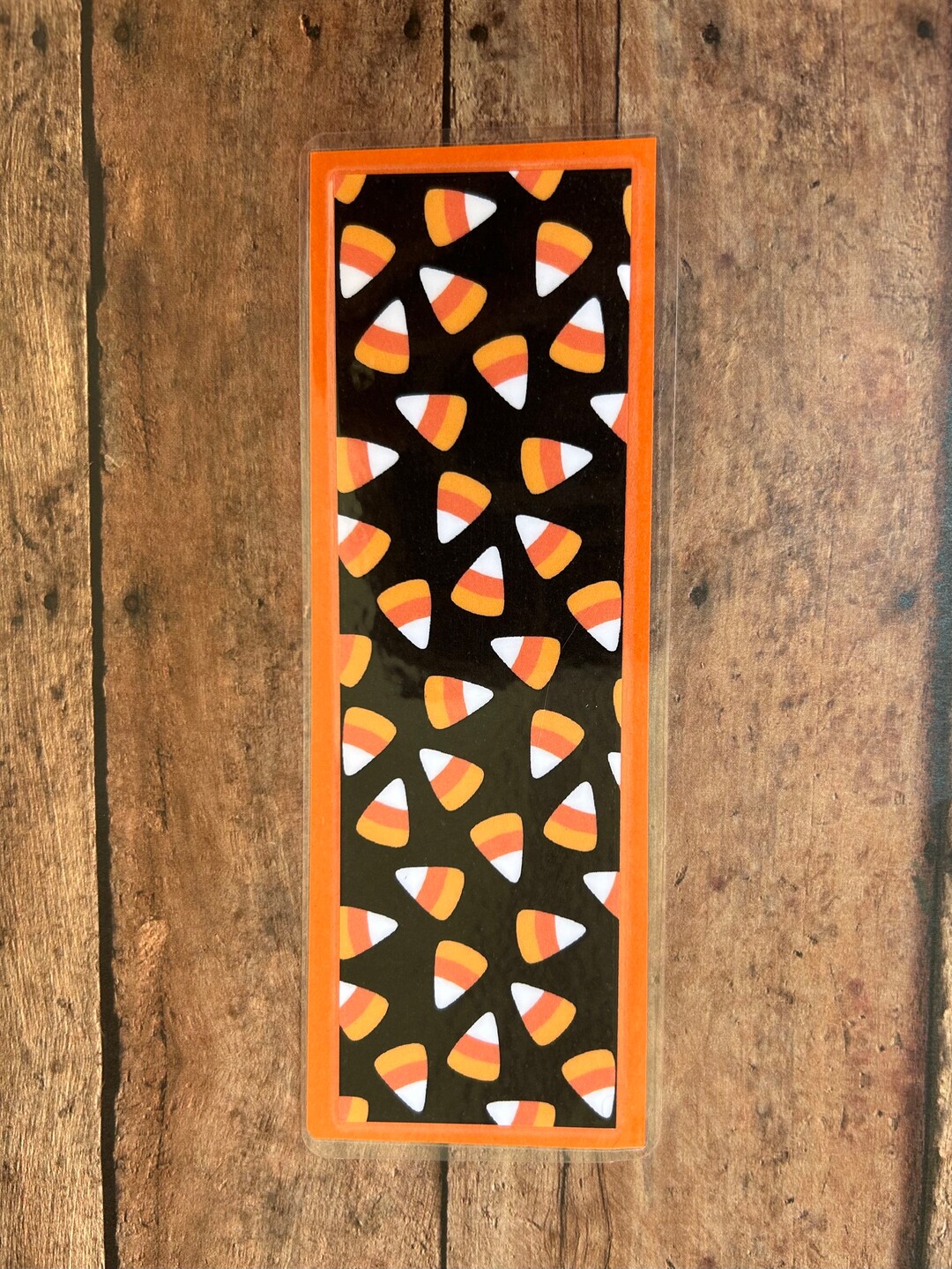 Candy Corn Laminated Bookmark - Book Lover Gift - Bookmark - Bookish ...