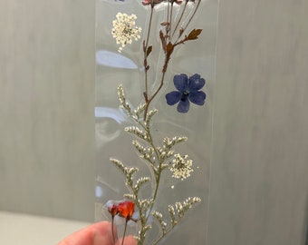 Handmade Pressed Floral Laminated Bookmarks Real Flowers Book Lover ...