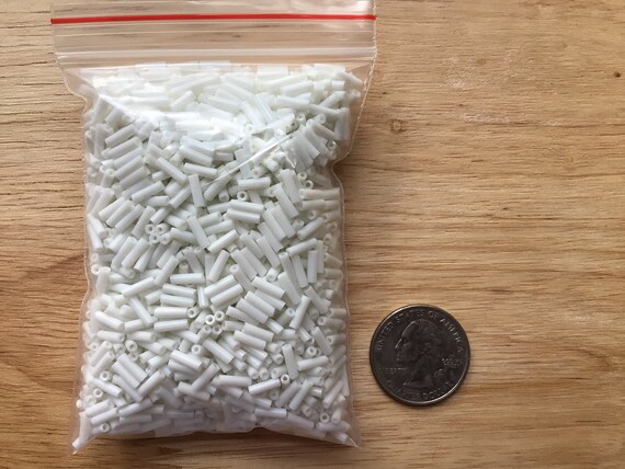 1 Bag of 80g Wholesale Lot Bulk Glass Bugle Beads Art Craft Jewelry Choose Your Color Etsy