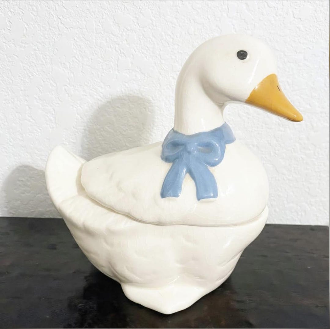 Vintage Mother Goose Cookie Jar - Etsy
