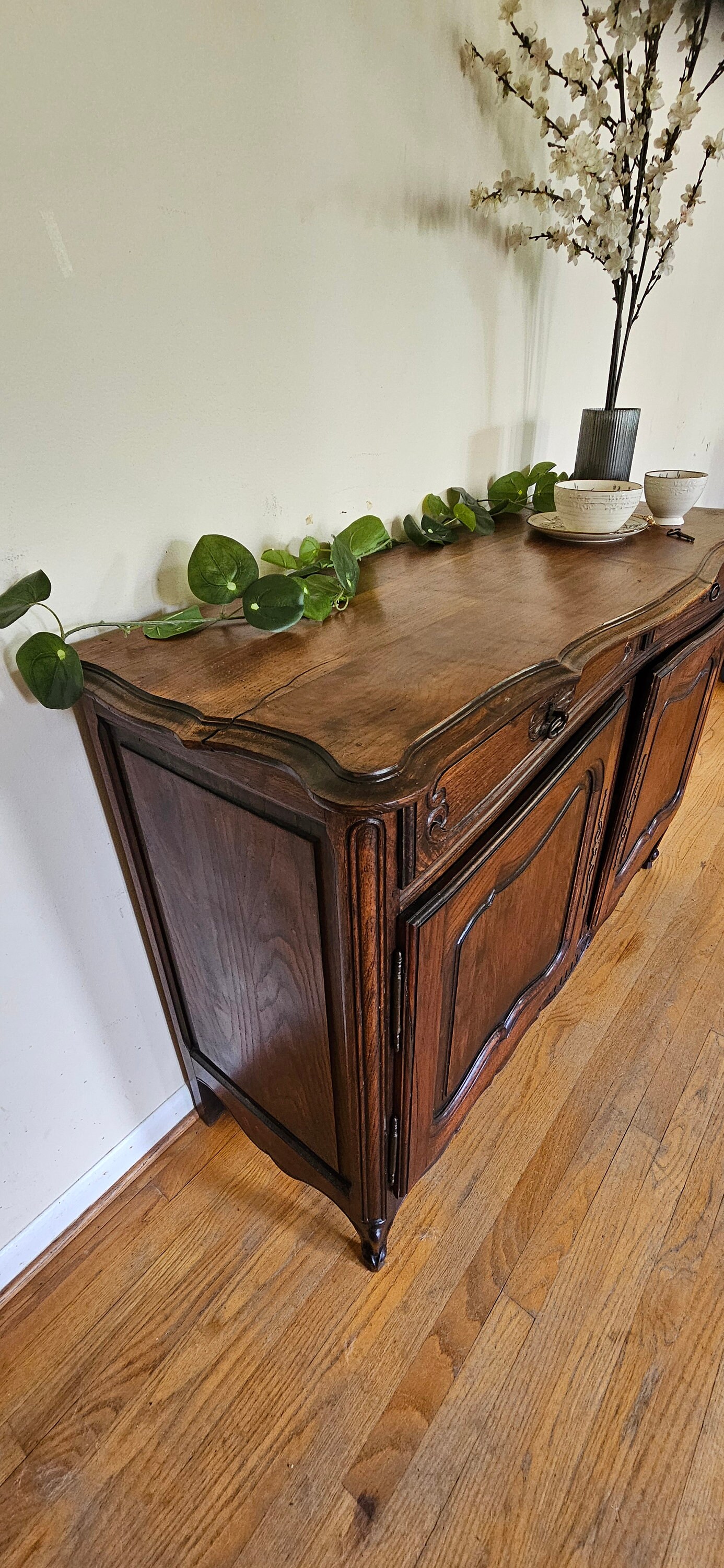 Antique Louis XV French Oak Buffet Sideboard 1800s 19th Century - Etsy