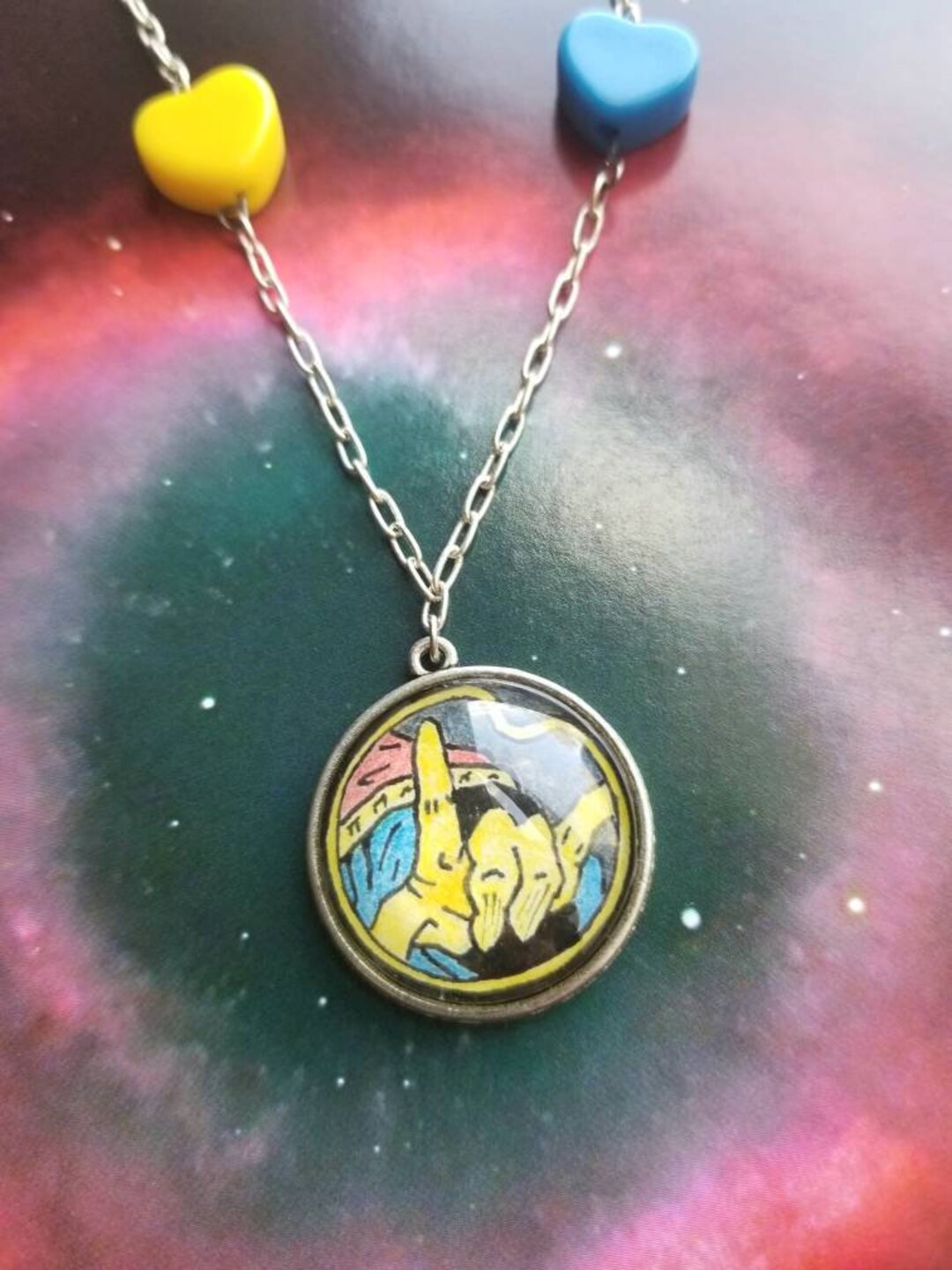 Doctor Strange Hand Drawn Original Art Pendant Kidcore - Etsy Canada